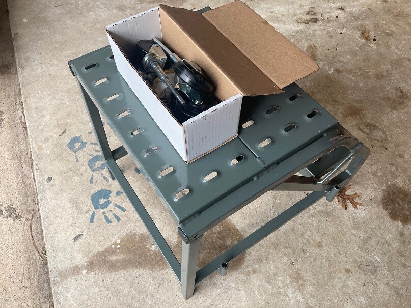 NEW! EGA Steel Industrial Rolling Ladder 2-Step-16" Wide Perforated ...