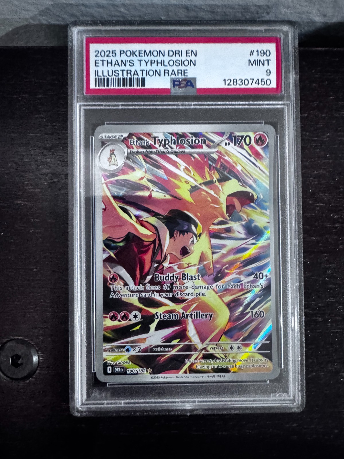 Ethan's Typhlosion 190/182 Sv10: Destined Rivals Holo PSA Gem Mint 10 ...