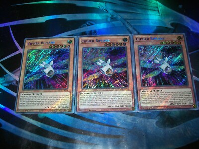 3x Cipher Biplane 1st Edition Secret Rare BROL-EN038 Yu-Gi-Oh! | eBay