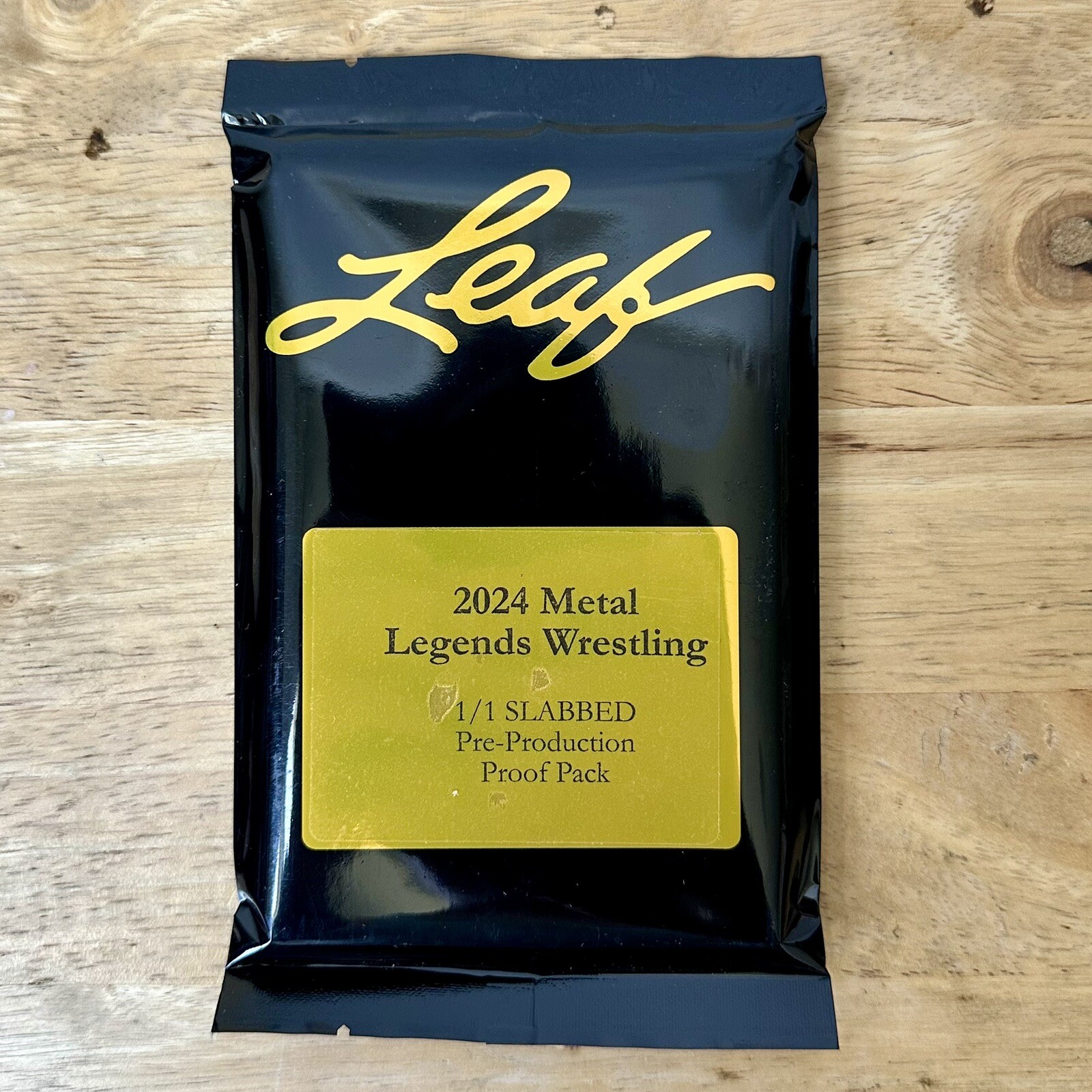 2024 Leaf Metal Legends Wrestling Slabbed #1/1 Pre-Production Proof ...