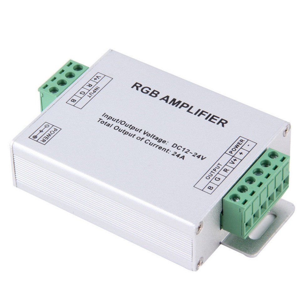 12V -24V 24A RGB Signal Amplifier 24A RGBW Amplifier For 35285050 RGB ...
