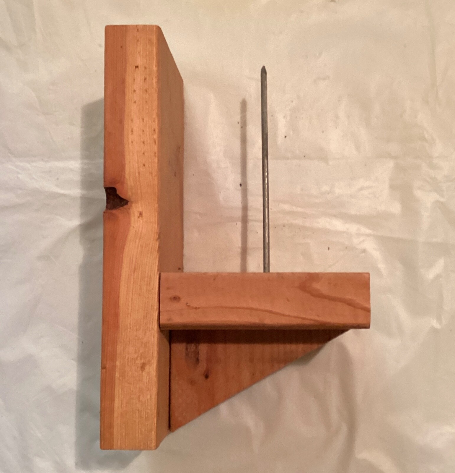 Squirrel single corn cob feeder wood shelf hand made by me NEW | eBay