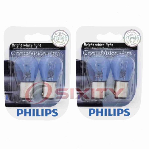 2 pc Philips Brake Light Bulbs for Hyundai Santa Fe Santa Fe Sport ...