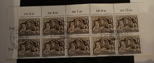 DDR 1953 gestempelt Leipziger Zoo Mi.Nr. 397 #U362 | eBay.de