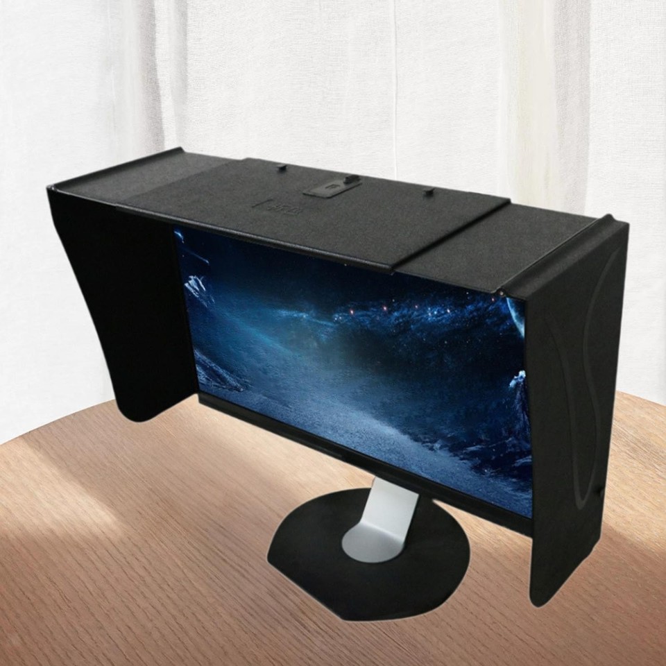 LCD LED Video Monitor Hood 17-27 inch Sunhood | eBay UK