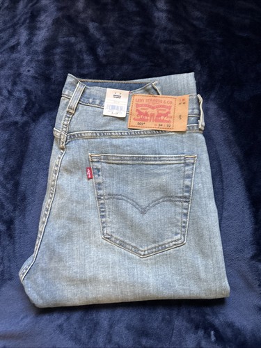 Levi's Men's 501 Original Fit Jeans Unleaded Medium Indigo 34W x 32L ...