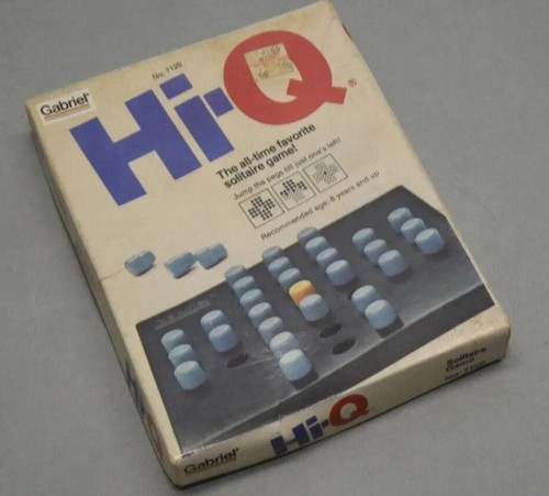 Vintage 1978 HI-Q Gabriel #7120 Solitaire Game Pegs Travel | eBay