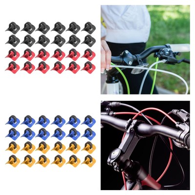 10Pcs Bike Cable Clips Durable for Cycling Road Mountain Bikes Folding ...