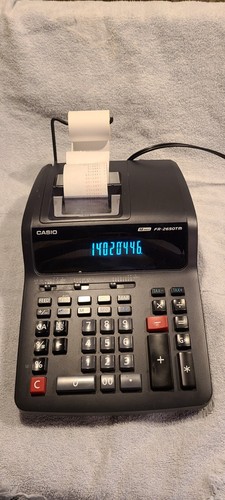 Casio FR-2650TM Printing Calculator 12 Digit Adding Machine Tax ...