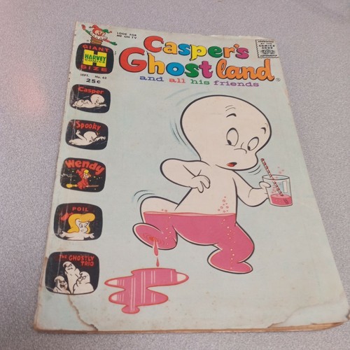 Casper's Ghostland #62 giant 1971 Harvey Comics cartoon the friendly ghost toons | eBay