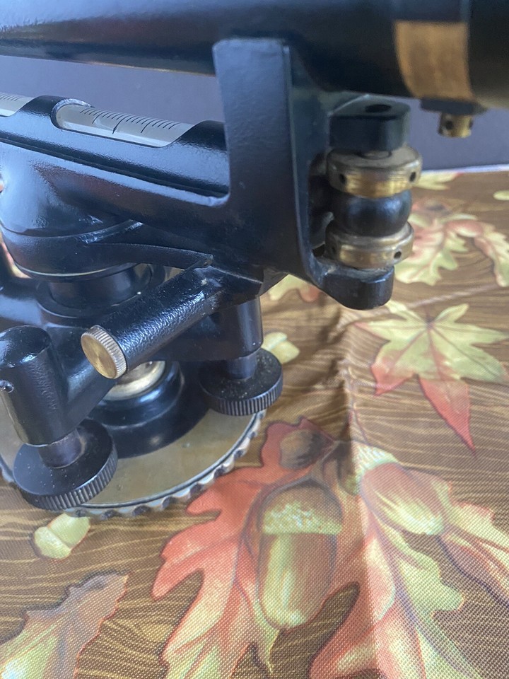Vintage W. & L.E. Gurley Surveyors Level Transit, Scope With Case, Box ...
