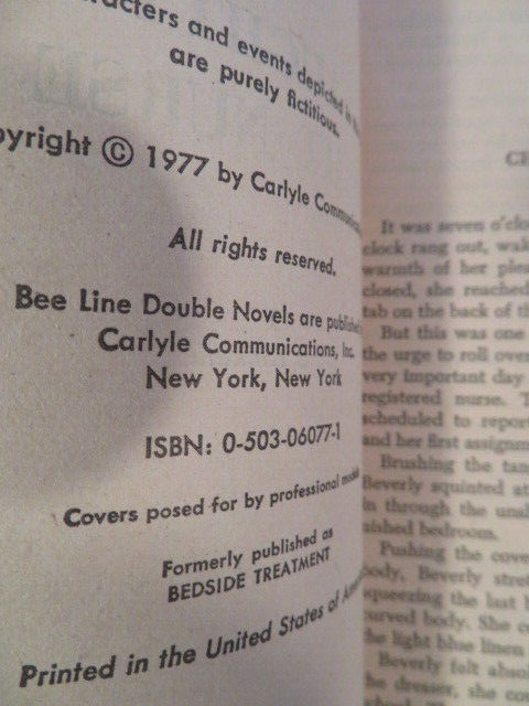 BEELINE Double Novel BOOK *DN6077-A - PULP NOVEL -1977-Very Good | eBay