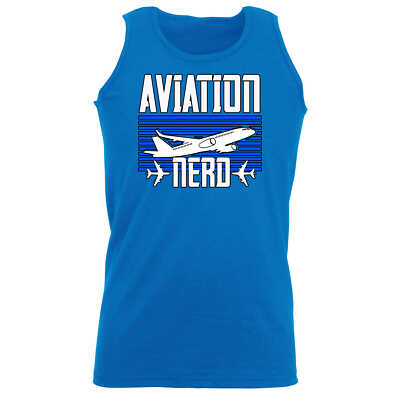 Aviation Nerd Plane - Novelty Funny Fashion Muscle Singlet Vest Unisex ...