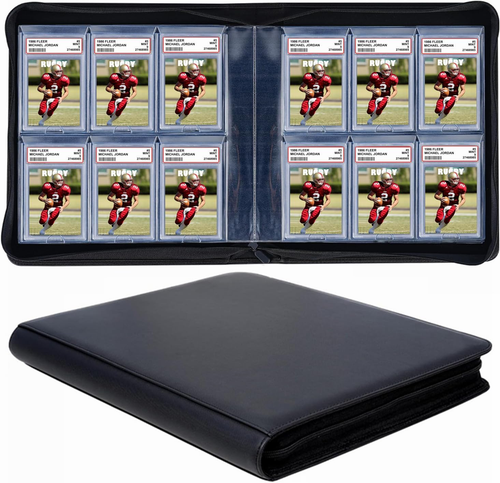 60 Pockets Graded Card Binder, Toploading PSA Slab Holder Album, PU ...