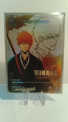 Union Arena Ichigo Kurosaki Super Pre-release Winner Card | eBay
