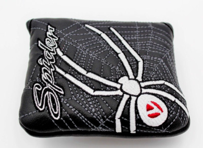 TAYLORMADE GOLF CLUB HEADCOVER - TAYLORMADE SPIDER MINI BLACK PUTTER ...