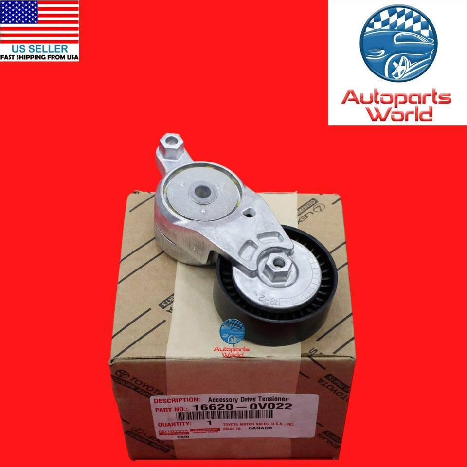 GENUINE TOYOTA CAMRY HIGHLANDER SIENNA tC SERPENTINE BELT TENSIONER ...