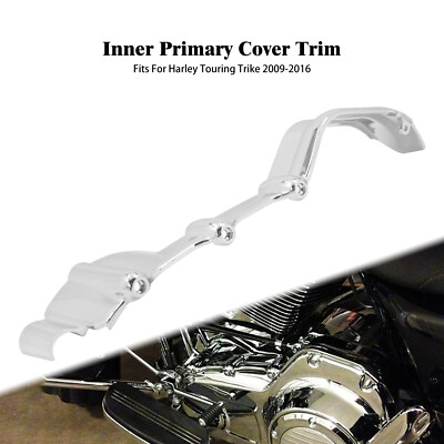 Chrome Inner Primary Covers Trim Fit For Harley Touring Road Street ...