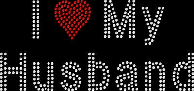 Rhinestone Bling Sparkle Iron On Transfer DIY I Love Red Heart My ...