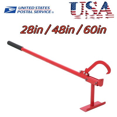 28IN/48IN/60IN Cant Hook 2 In 1 Log Peavey With Moving Hook Rubber ...