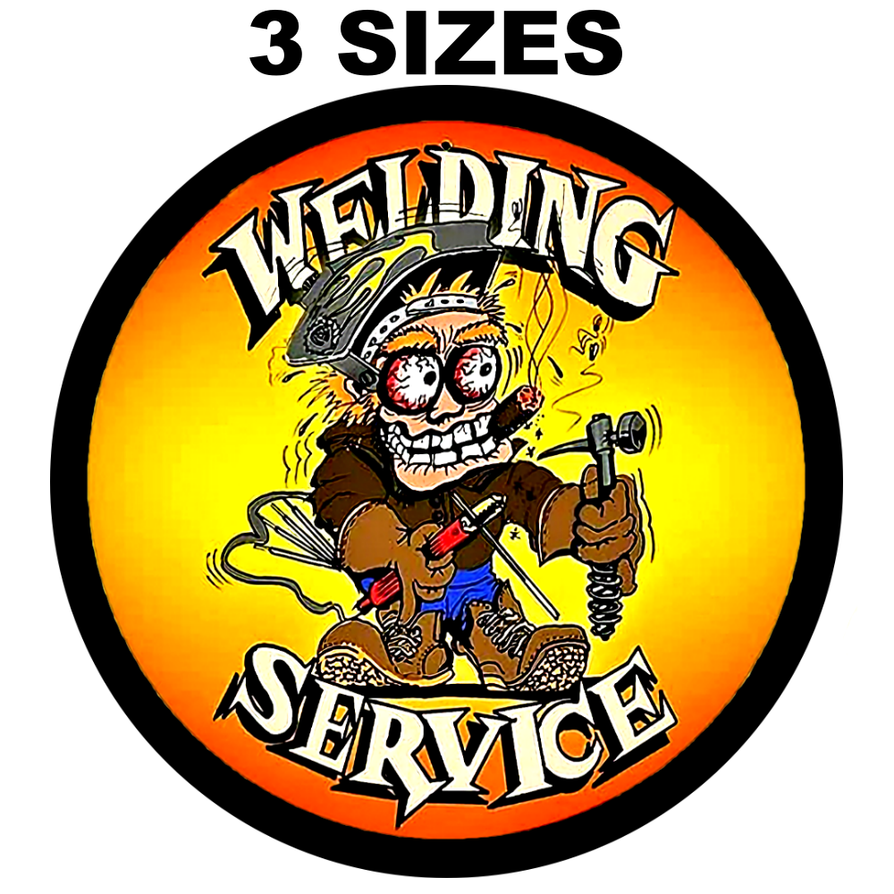 Welder Sticker Sign Decal Vinyl Welders Service Welding | eBay