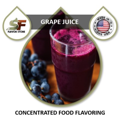 Grape Juice Food Flavor Drops Flavoring Concentrate - 1oz/30ml ...