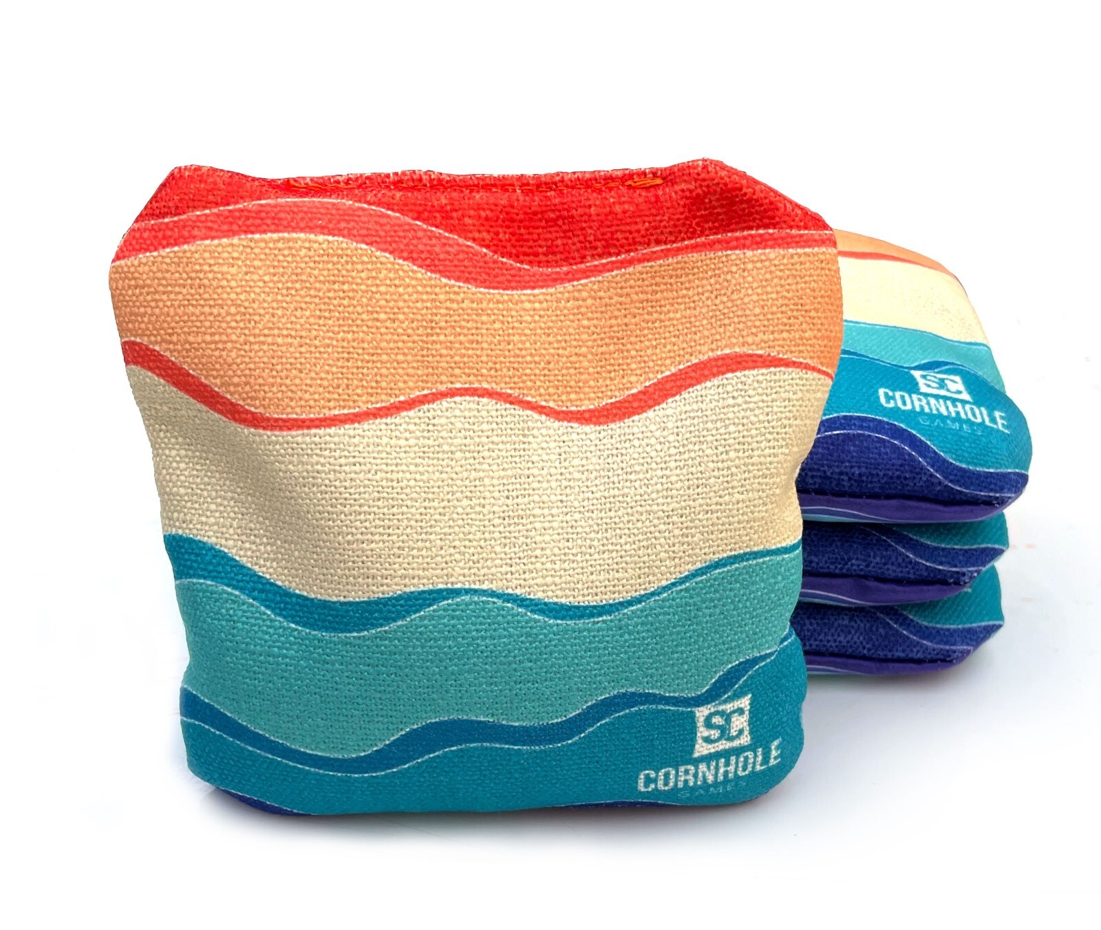 Professional Slide/Stick Cornhole Bags (Set of 8) - Tropical / Summer ...
