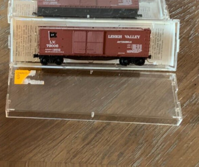 Micro-Trains N Scale #43050 Lehigh Valley 40' Double Sheathed Wood Box ...