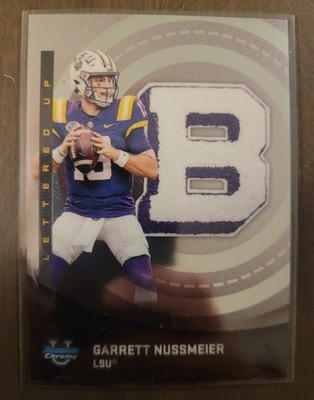 GARRETT NUSSMEIER #LU-3 2025 TOPPS BOWMAN CHROME UNIVERSITY LETTERED UP ...