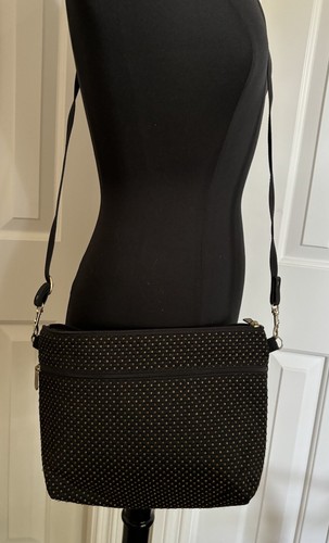 Danny K Handbags, Zipper Purse Black Tapestry w Gold/Brown Accents ...