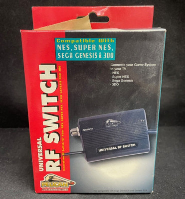 Universal RF Switch (For NES, Super NES, Sega Genesis, 3DO) Pelican ...