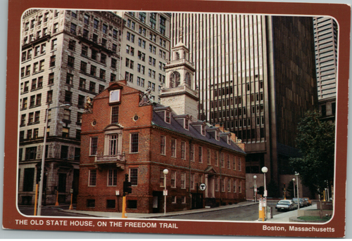 Vintage Postcard The Old State House Boston Massachusetts Skyscraper | eBay
