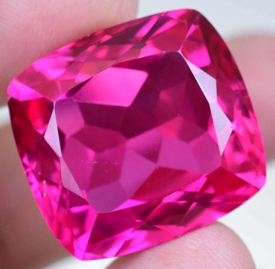 58.20 Ct Natural Mogok Rose Pink Ruby Stunning Cushion Shape Certified ...