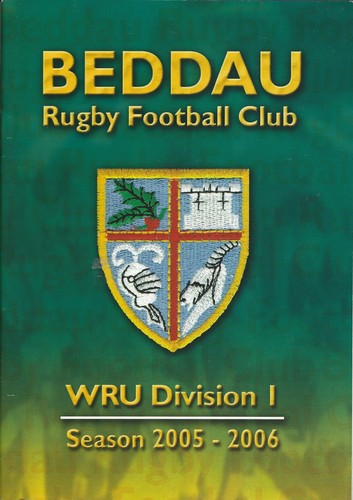 Beddau v Llanharan 22 Apr 2006 RUGBY PROGRAMME | eBay UK