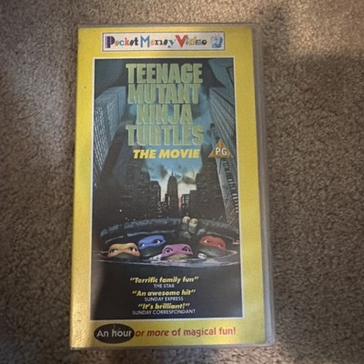 Teenage Mutant Ninja Turtles: The Movie VHS - 1990 Film UK PAL Video ...