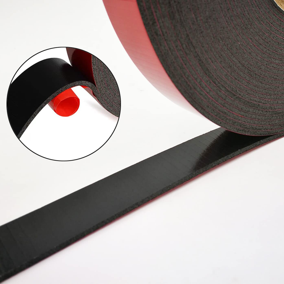 Double Sided Foam Tape 1 Inches X 50 Ft Durable Adhesive Weatherproof ...