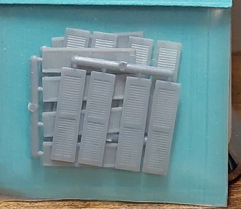Grandt Line HO Scale Louvered Window Shutters 18" x 68" #5174 NOS | eBay