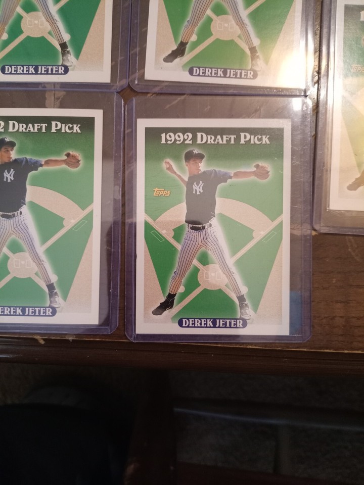 8 DEREK JETER 1992 DRAFT PICK ROOKIE CARD RC #98 | eBay