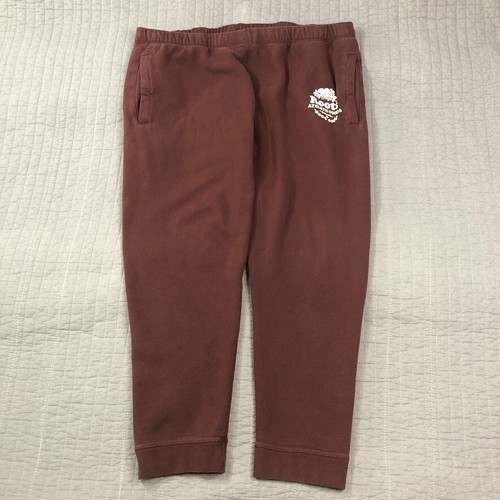 Roots Canada Sweatpants Men XXL 2XL Red Burgundy Athleisure Gym Pant | eBay