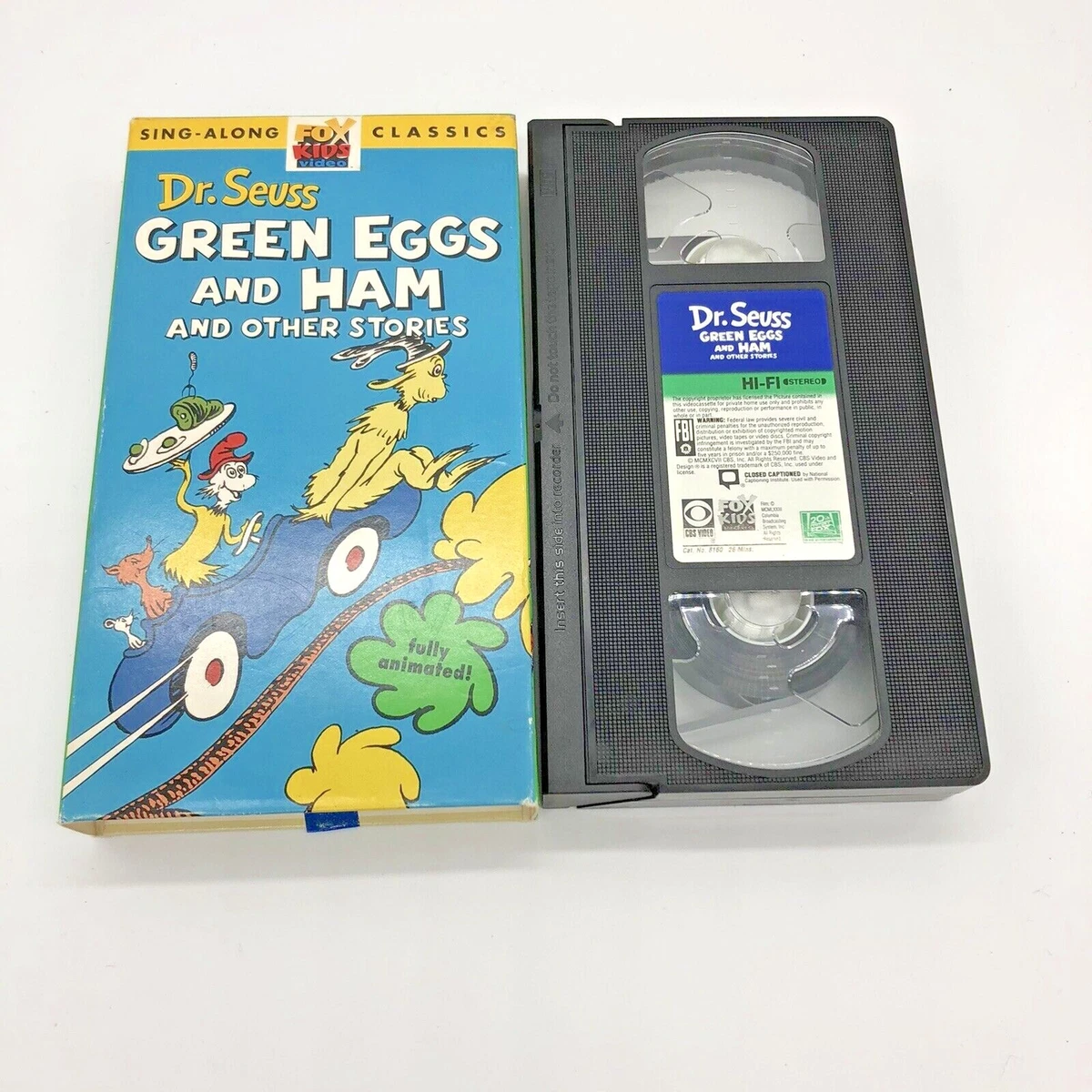 Dr Seuss Green Eggs And Ham Vhs