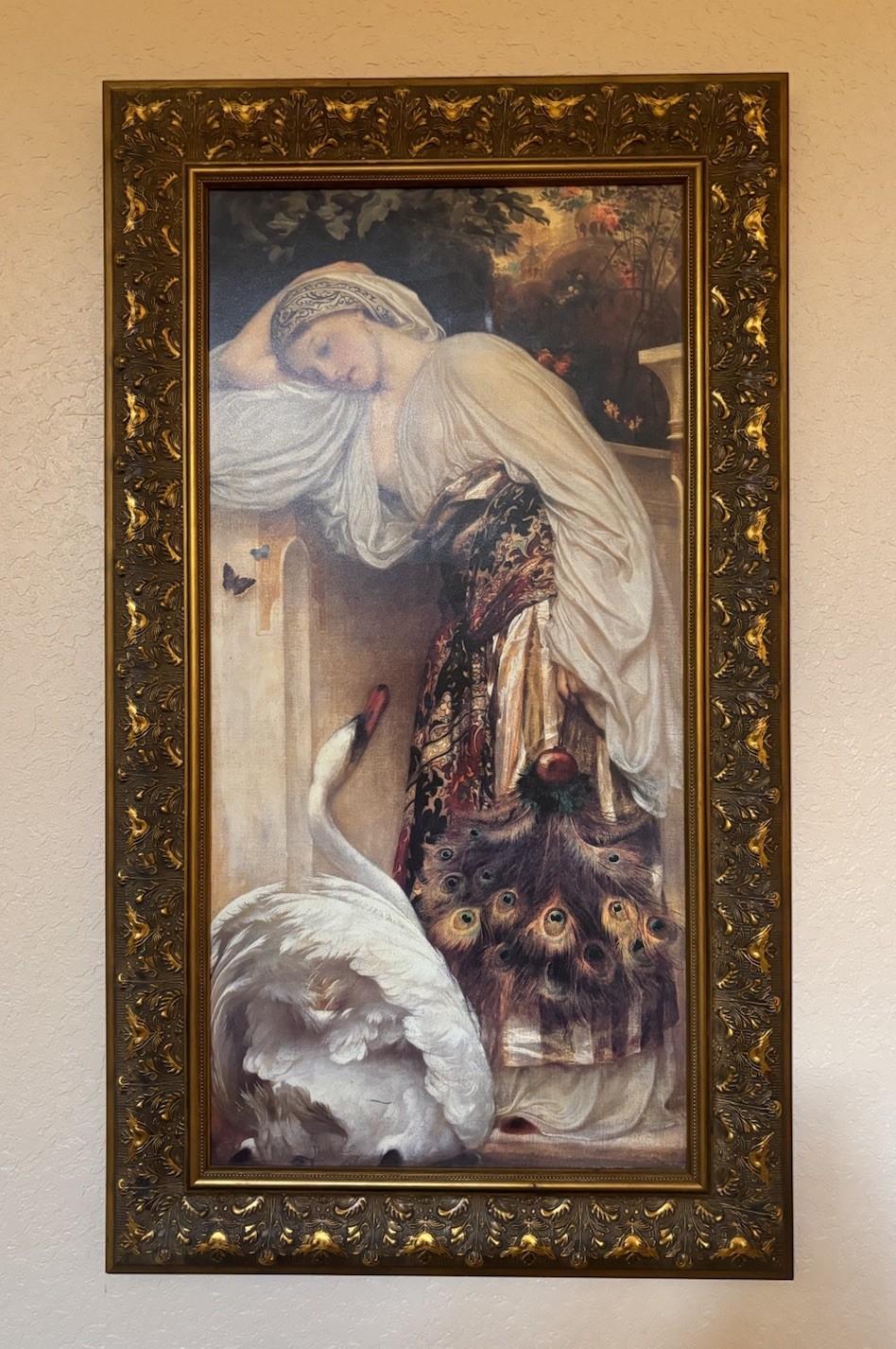 beautiful antique oil painting - Odalisque by Frederic Leighton | eBay
