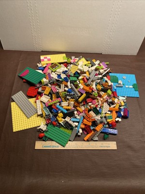 Legos 3 Lbs Random Parts Pieces Nice! Smoke Free Home! Lego Bricks etc ...