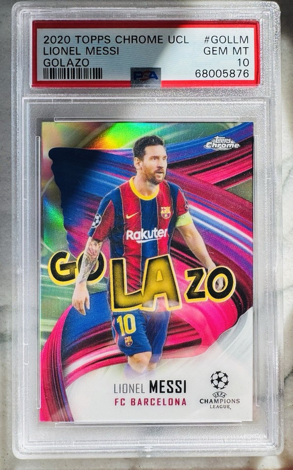2020 Topps Chrome UCL #GOLLM LIONEL MESSI GOLAZO PSA 10 | eBay