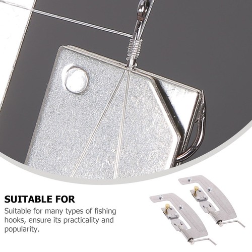 4 Pcs Stainless Steel Sub-line Quick Knot Tying Tools Outdoor Fishing ...