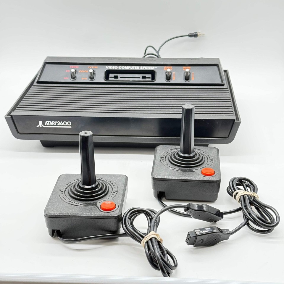 Atari CX2600A Video Game Console 1980 - Vader Black Edition - SUPER ...