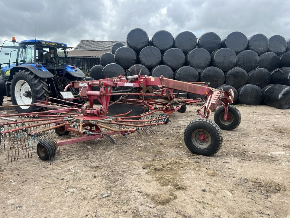 JF Stoll 860 Twin Rotor Rake Fits Tractor | eBay UK