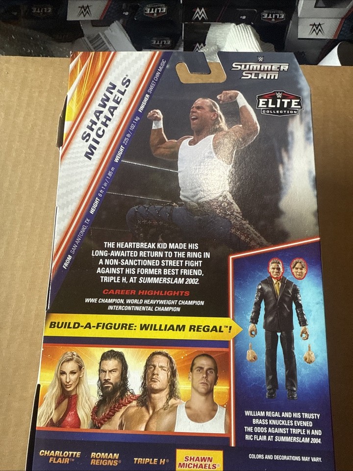 NIB SHAWN MICHAELS WWE Elite Collection Summer Slam Action Figure HBK ...