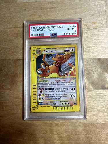 2003 Pokemon Charizard Skyridge Holo 146/144 PSA 6 | eBay