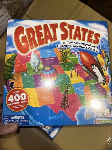 Great States Board Game Complete By Game Zone | eBay