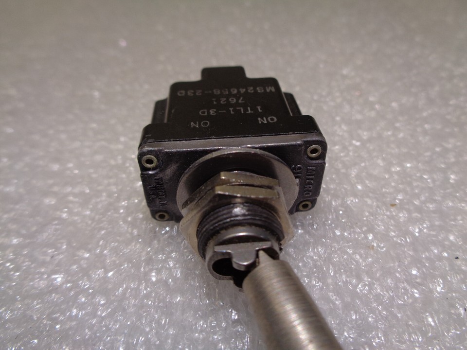 TWO POLE MICRO TOGGLE SWITCH MS24658-23D S/A 1TL13D NEW | eBay